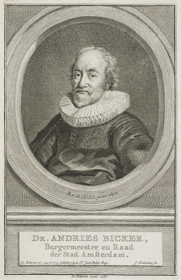 Dr Andries Bicker, 1586 - 1652. Burgomaster of Amsterdam by Jacobus ...