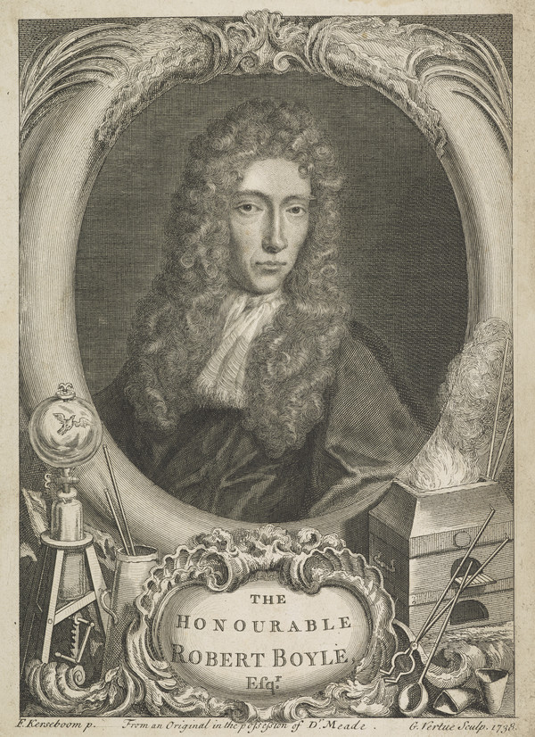 The Honourable Robert Boyle, 1627 - 1691. Philosopher by George Vertue ...
