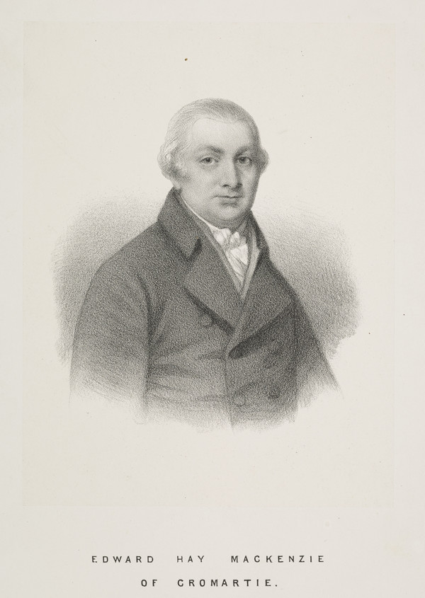 Edward Hay Mackenzie of Cromartie, died 1814. Brother of the 7th ...