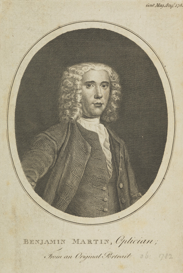 Benjamin Martin, 1704 - 1782. Optician and compiler | National ...