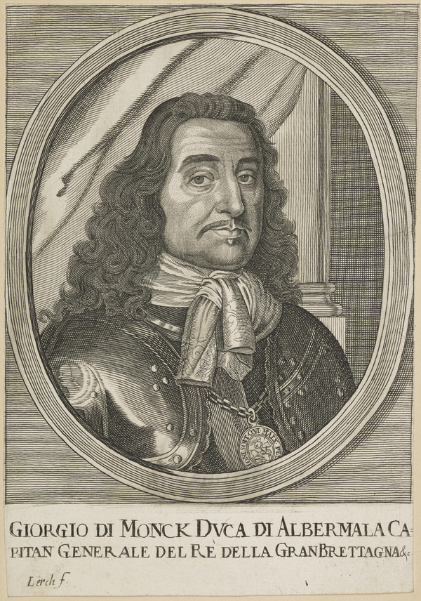 General George Monck, 1st Duke of Albemarle, 1608 - 1670. Soldier and ...