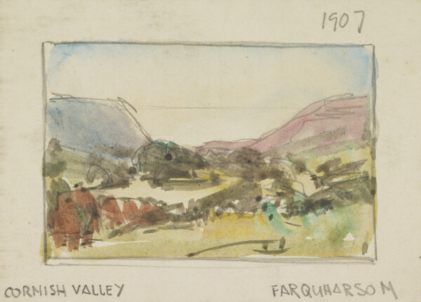 A Cornish Valley by Stanley Cursiter | National Galleries of Scotland