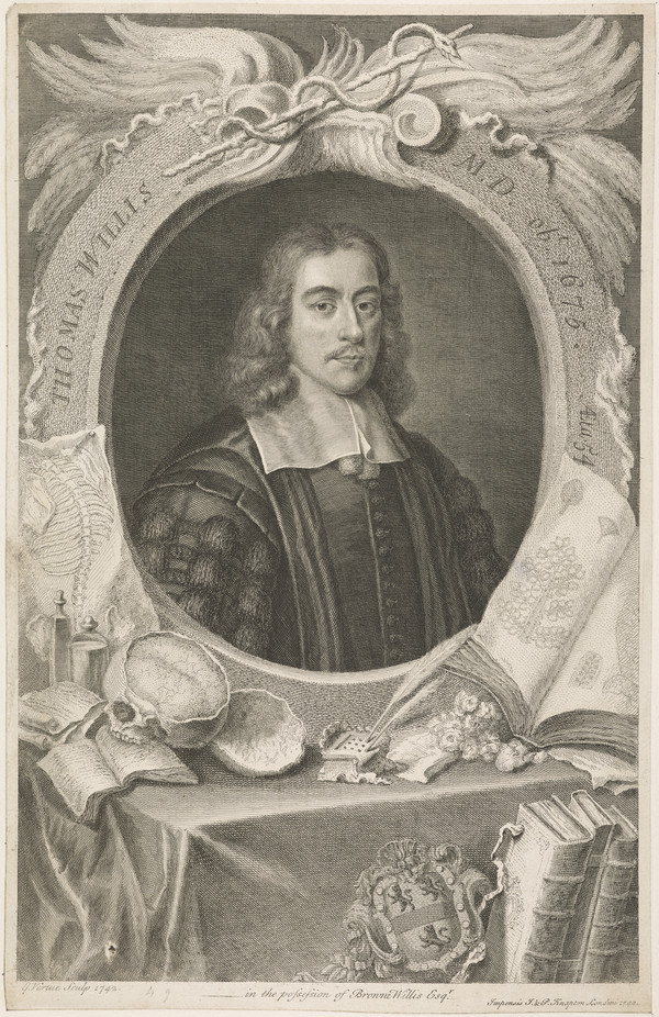 Thomas Willis, 1621 - 1675. Physician by George Vertue | National Galleries of Scotland