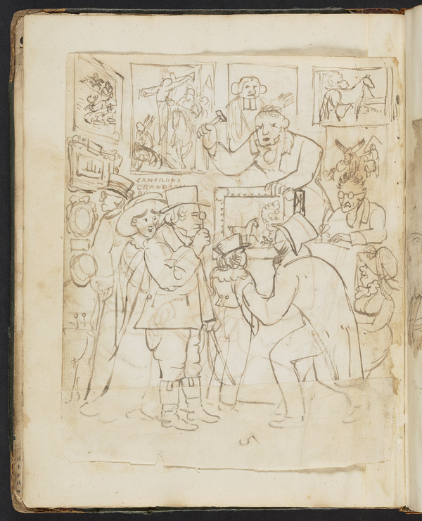 Scene from an Auction House by James Howe | National Galleries of Scotland