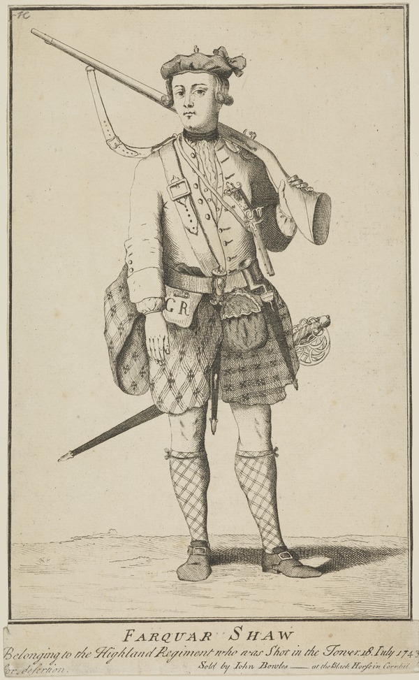 Farquhar Shaw, d.1743. Jacobite soldier | National Galleries of Scotland