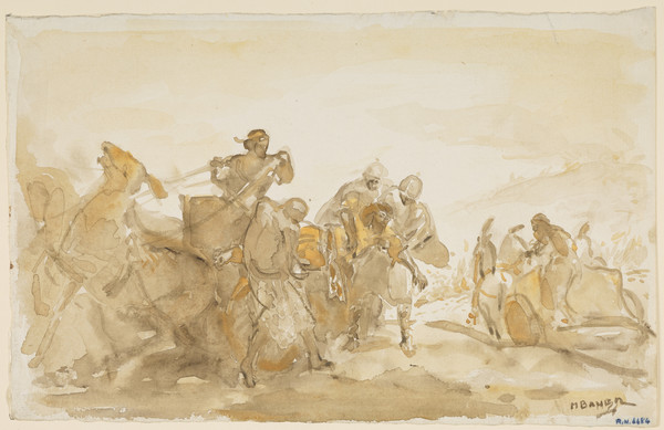 Chariot Scene by Marius Alex Jacques Bauer | National Galleries of Scotland