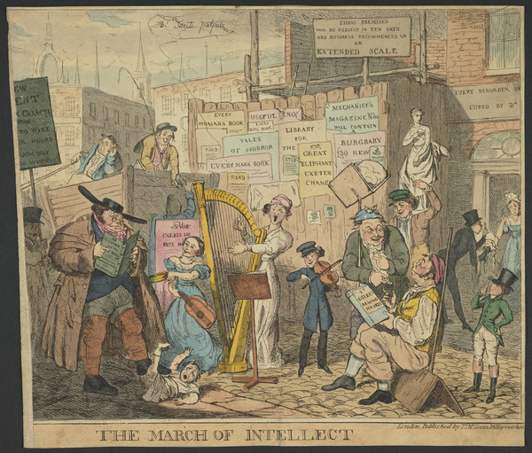 The March of the Intellect by Robert Seymour and Thomas McLean ...