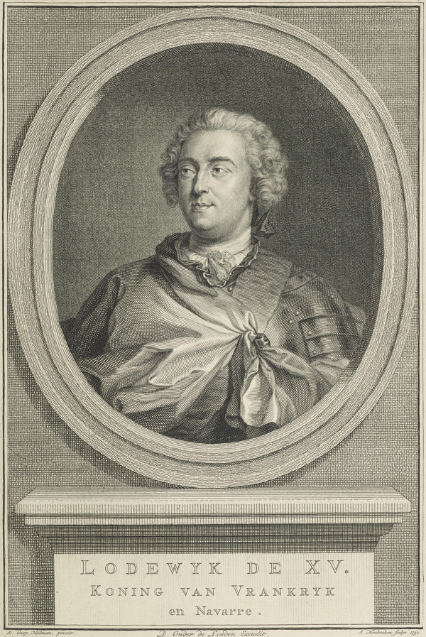 Louis XV, 1710 - 1774. King of France by Jacobus Houbraken | National ...