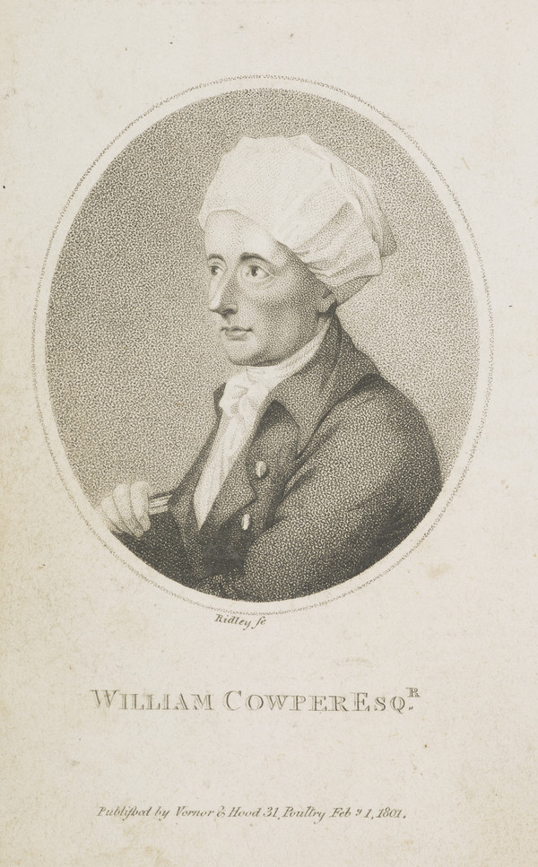 William Cowper, 1731 - 1800. Poet by William Ridley | National ...