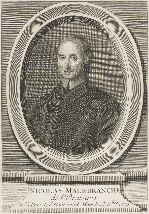 Nicolas Malebranche, 1638 - 1715. French cleric and savant by Renee ...