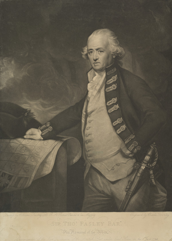 Sir Thomas Pasley, 1734 - 1808. Admiral by Charles Townley | National ...