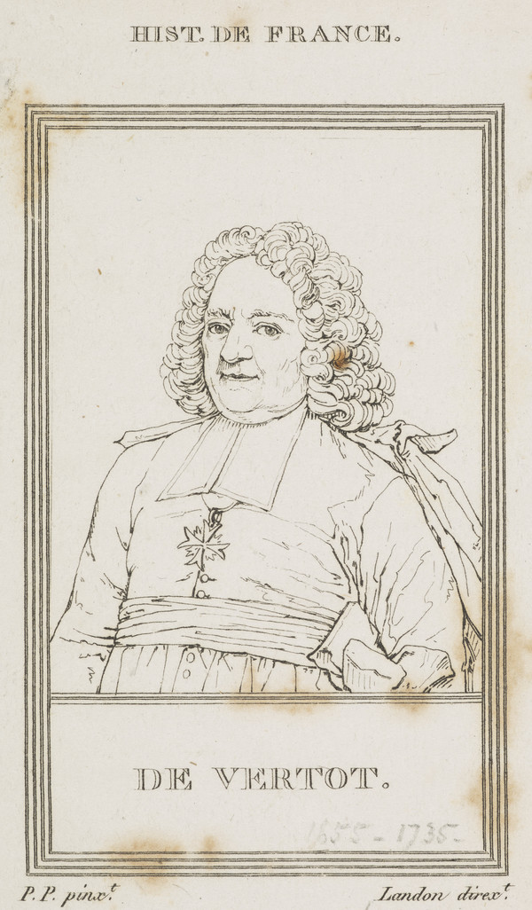 Rene Aubert de Vertot, 1655 - 1735. French historian by Landon ...