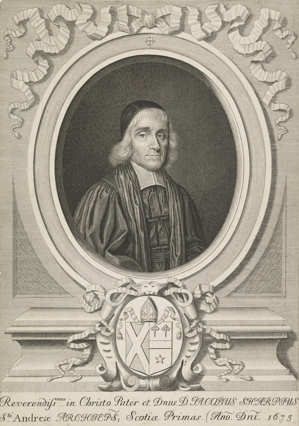 James Sharp, 1613 - 1679. Archbishop of St Andrews by David Loggan ...