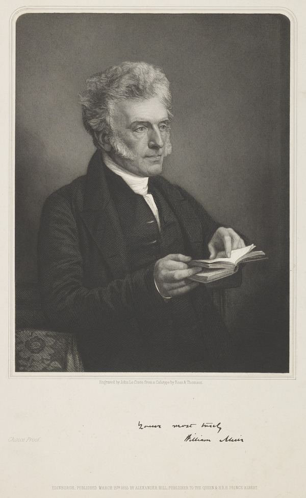 Rev. William Muir, 1787 - 1869. St Stephen's Church [Group] by John Le ...