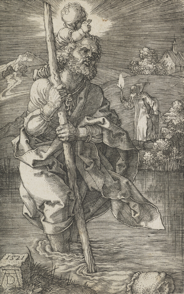 Saint Christopher Facing to the Right by Albrecht Dürer | National ...