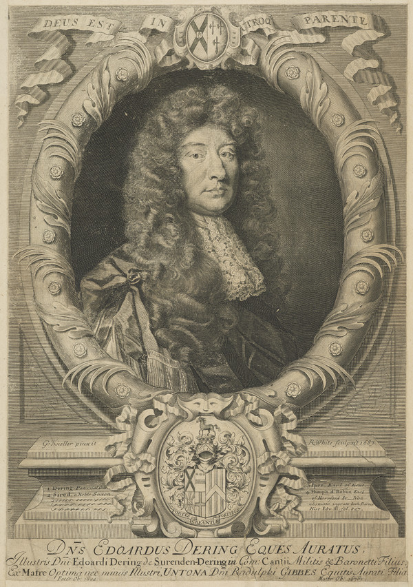 Sir Edward Dering, 2nd Baronet Dering, d. 1684. Member of Parliament ...
