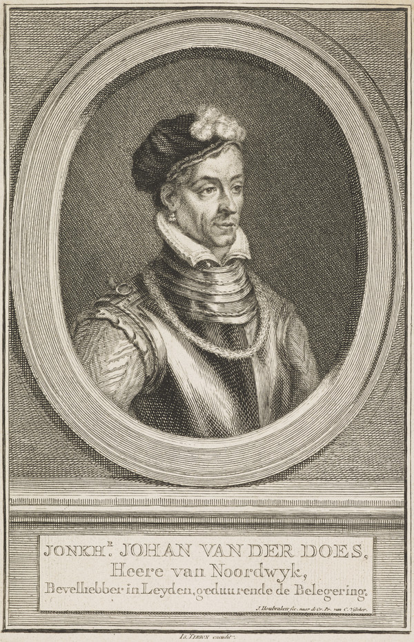 Johan Van Der Does, 1545 - 1604. Dutch statesman by Jacobus Houbraken ...