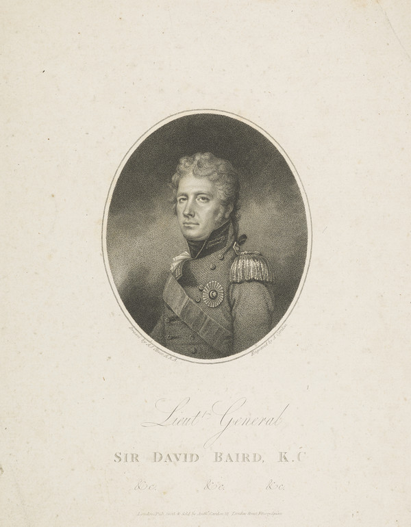 General Sir David Baird, 1757 - 1829. Soldier by Antoine Cardon ...