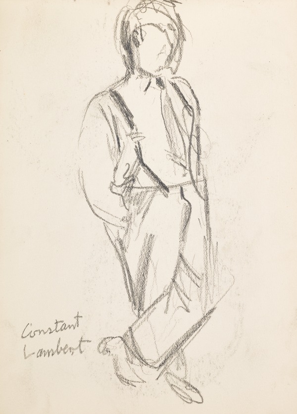 Full figure sketch of Constant Lambert by Emilio Coia | National ...