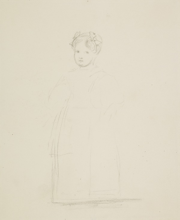 Full-length drawing of a girl by Sir David Wilkie | National Galleries ...