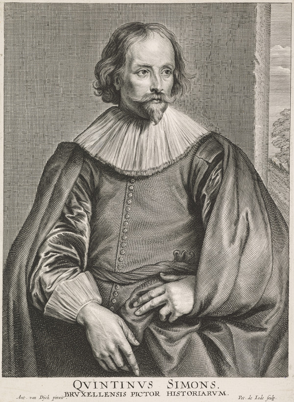 Quentin Simons, 1592 - after 1646. Belgian painter by Pieter de Jode ...