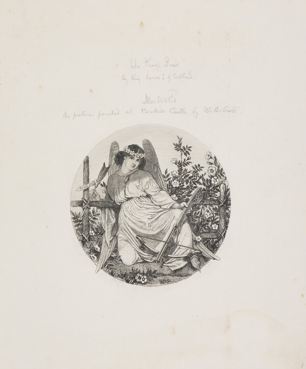 Cupid: Title page to Illustrations to The King’s Quair of King James I ...