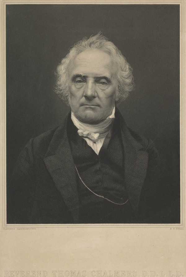 Rev. Thomas Chalmers, 1780 - 1847. Preacher and social reformer by ...