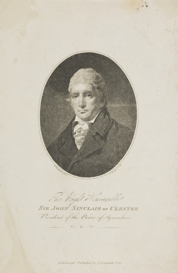 Sir John Sinclair, 1754 - 1835. Politician, statistician and ...