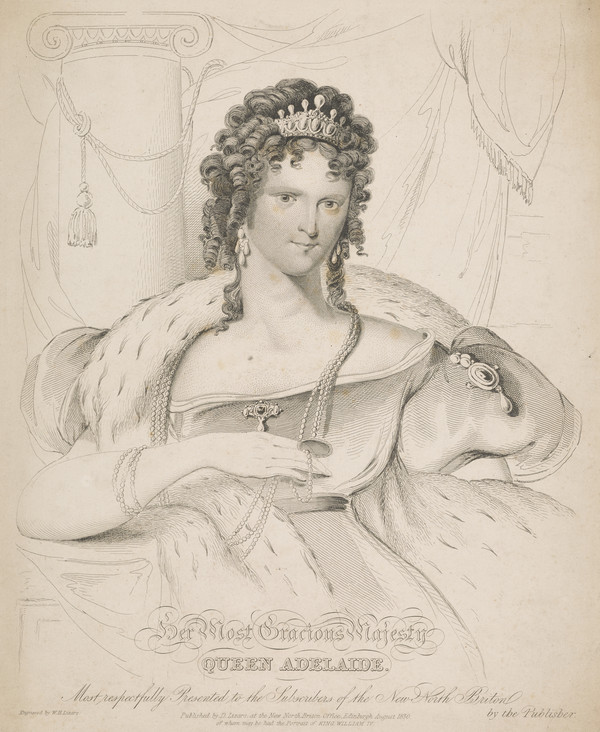 Queen Adelaide, 1792 - 1849. Princess Adelaide Louisa Theresa Caroline ...