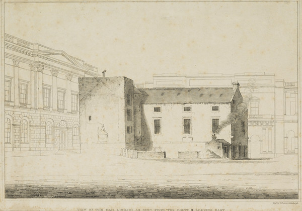 The Old Library in the Quadrangle of the Old College, University of ...