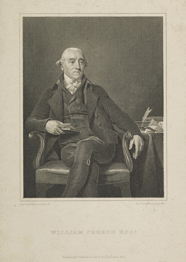 William Creech, 1745 - 1815. Publisher and Lord Provost of Edinburgh by ...
