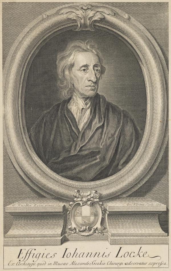John Locke, 1632 - 1704. Philosopher by George Vertue | National ...