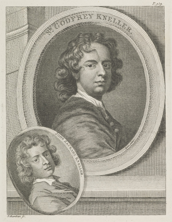 Sir Godfrey Kneller, 1646 - 1743. Portrait painter by Thomas Chambars | National Galleries of ...