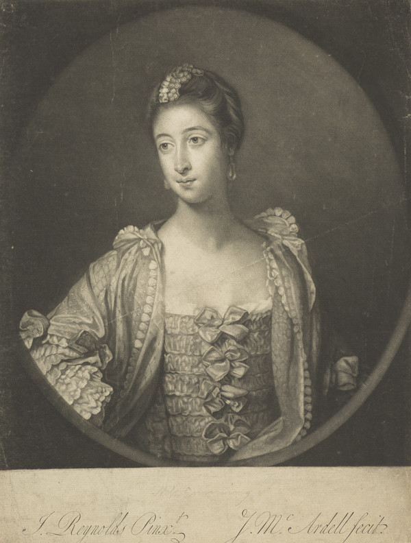Elizabeth Gunning, Duchess of Hamilton (Later Duchess of Argyll), 1733 ...