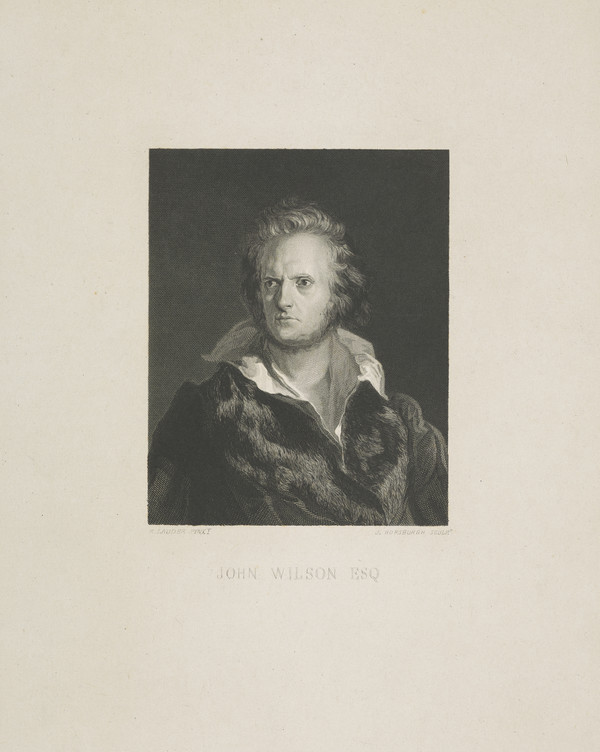 Professor John Wilson (nom de plume, 'Christopher North'), 1785 - 1854 ...