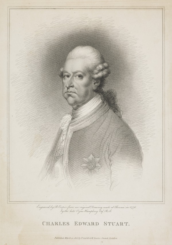 Prince Charles Edward Stuart, 1720 - 1788. Eldest son of Prince James ...