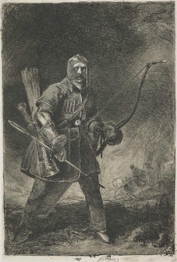 William Allan Dressed in Circassian Armour by Andrew Geddes | National ...