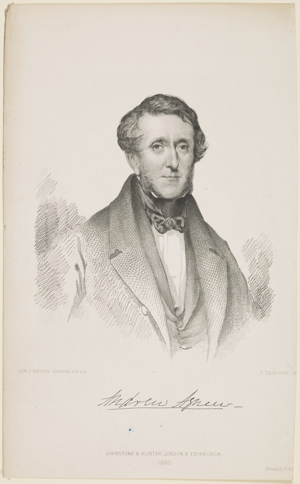 Sir Andrew Agnew, 1793 - 1849. Sabbatarian promoter by John Talfourd ...