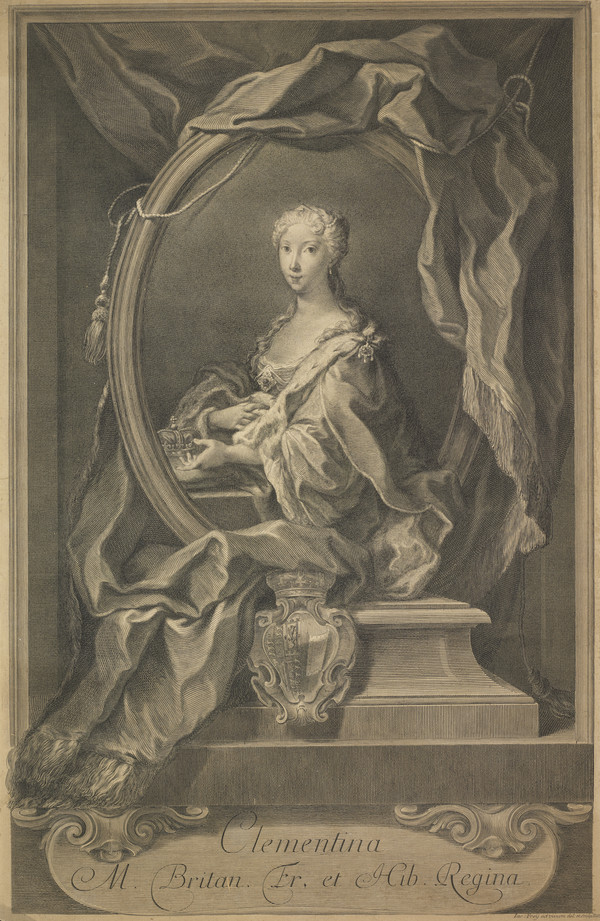 Princess Maria Clementina Sobieska, 1701 - 1735. Wife of Prince James ...