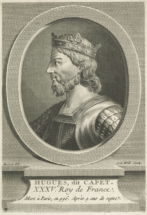 Hugh Capet, 938 - 996. King of France by Johann Georg Wille | National ...