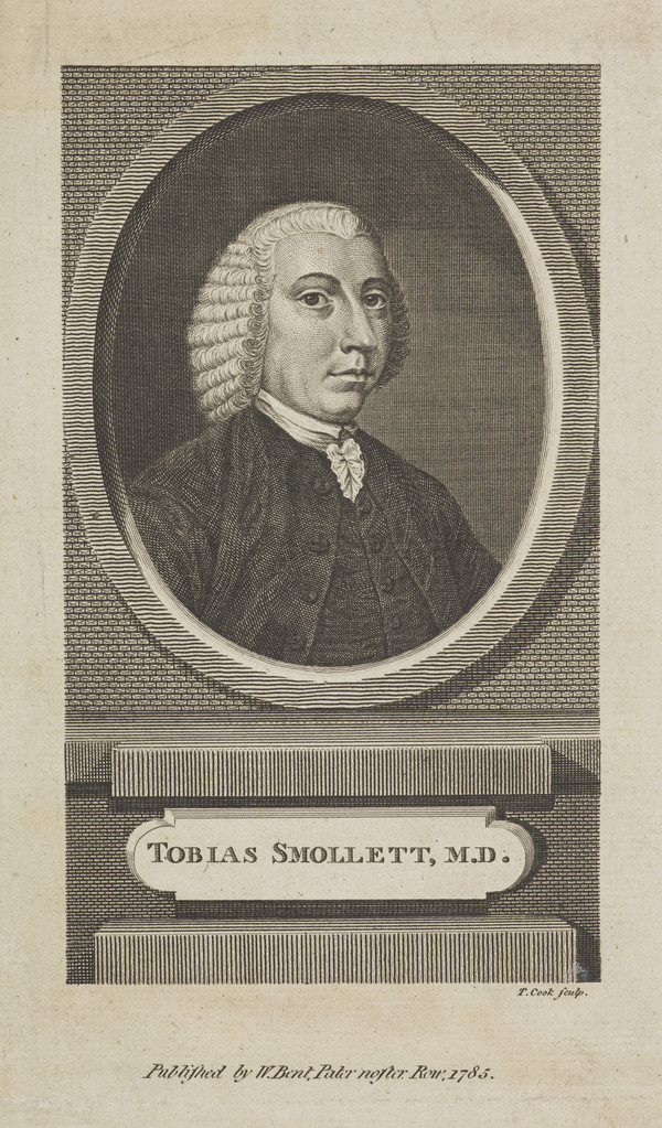 Tobias George Smollett, 1721 - 1771. Novelist and historian by Thomas ...