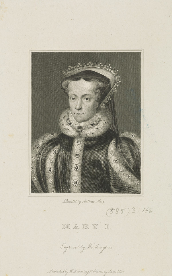 Mary, 1516 - 1558. Queen of England by Worthington | National Galleries of Scotland