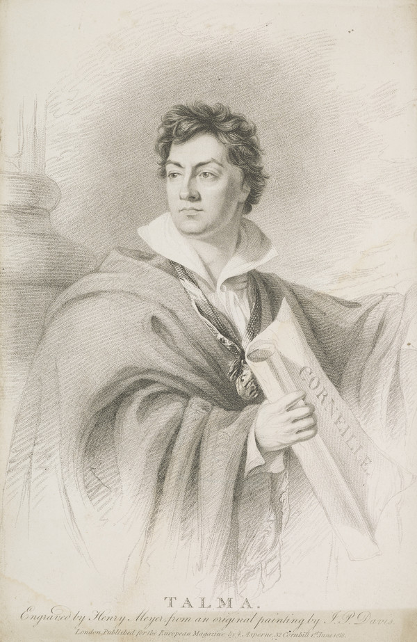 François-Joseph Talma, 1763 - 1826. French actor and theatrical company ...