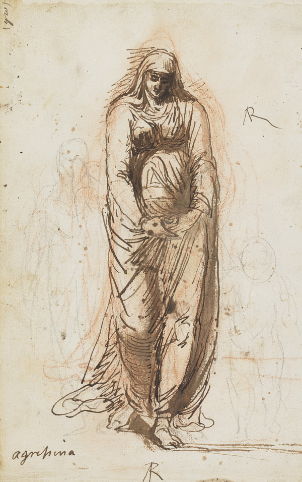 Agrippina Mourning the Ashes of Germanicus by Alexander Runciman ...