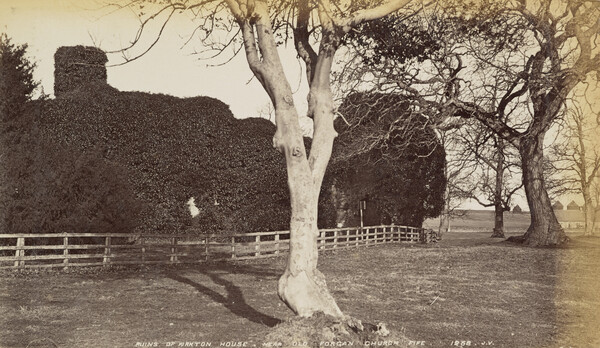 Ruins of Kirkton House, near Old Forgan Church, Fife by James Valentine ...