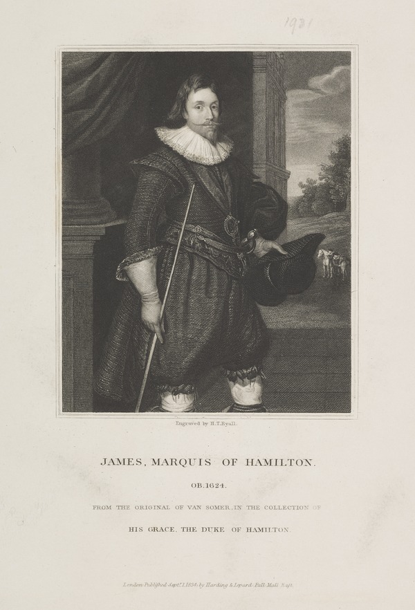 James Hamilton, 2nd Marquess of Hamilton, 1589 - 1625. Statesman by ...