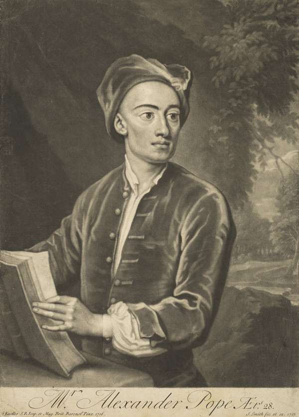Alexander Pope, 1688 - 1744. Poet by John Smith | National Galleries of ...