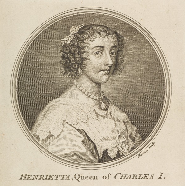 Queen Henrietta Maria, 1609 - 1669. Queen of Charles I by Simon ...