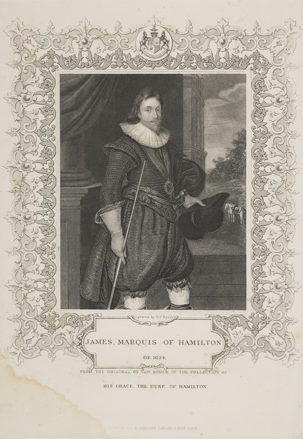 James Hamilton, 2nd Marquess of Hamilton, 1589 - 1625. Statesman by ...