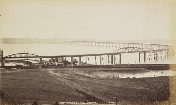 Tay Bridge, from North by James Valentine | National Galleries of Scotland